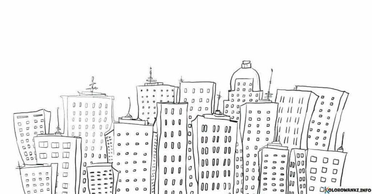 Kolorowanki Miasto do druku | Pobierz lub wydrukuj za darmo ...